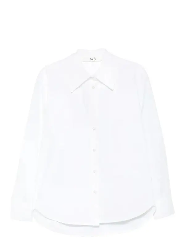 Séfr Willa Buttoned Shirt - White