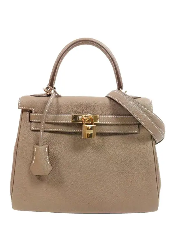 Hermès Kelly 25 Two-way Handbag - Brown