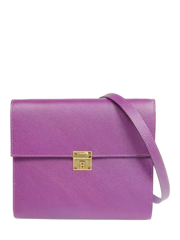 Hermès Clic 16 Epsom Calfskin Crossbody Bag - Purple