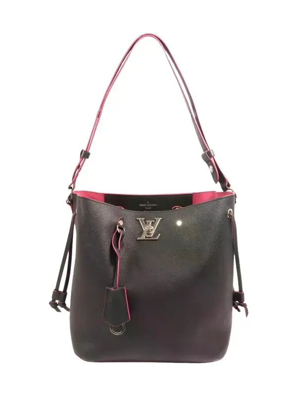 LOUIS VUITTON Lockme Bucket Bag - Black