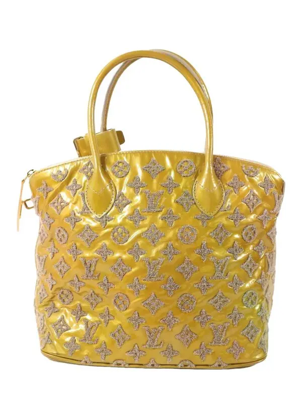 LOUIS VUITTON Lockit Fascination Monogram Handbag - Yellow
