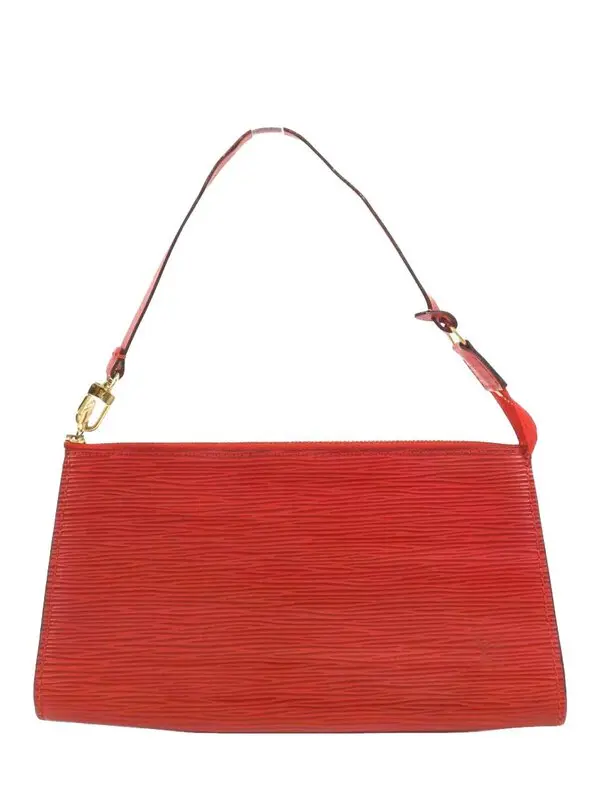 LOUIS VUITTON Detachable Strap Leather Bag - Red