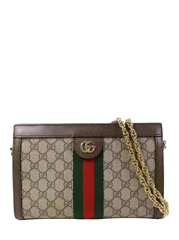 Gucci Ophidia Gg Shoulder Bag - Neutrals