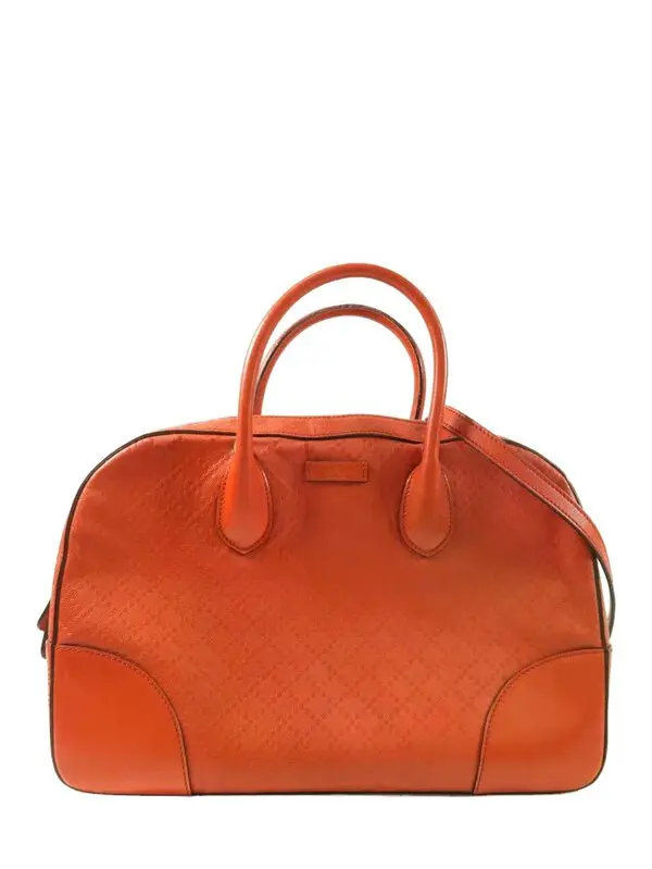 Gucci Gg 2-way Diamante Shoulder Bag - Orange