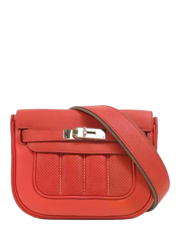 Hermès Mini Berline Shoulder Bag - Red