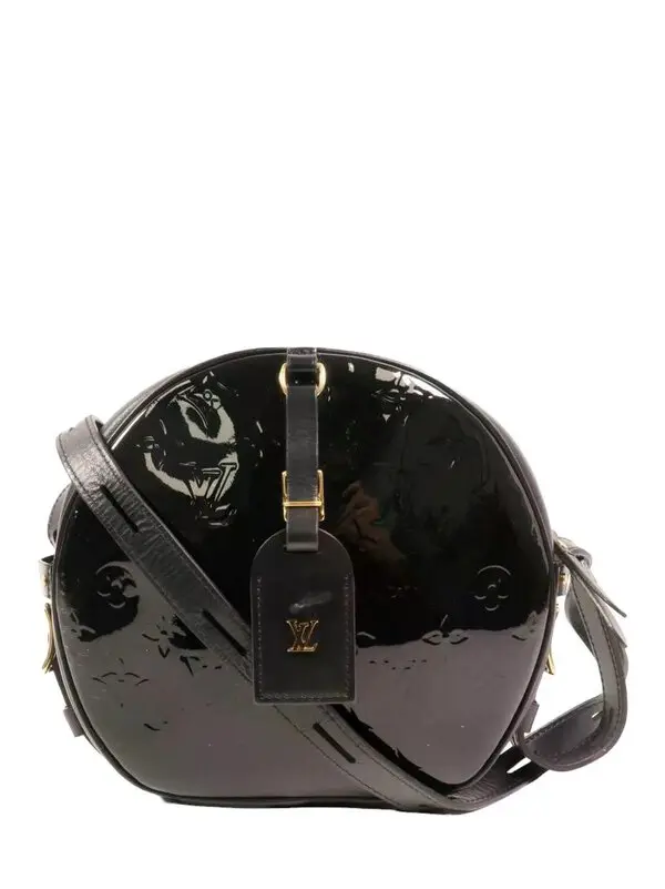 LOUIS VUITTON Monogram Vernis Boite Chapeau Souple Cross Body Bag - Black