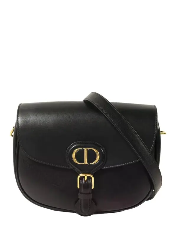 Dior Bobby Leather Shoulder Bag - Black