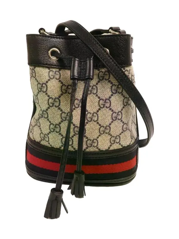 Gucci Ophidia Gg Mini Bucket Bag - Blue