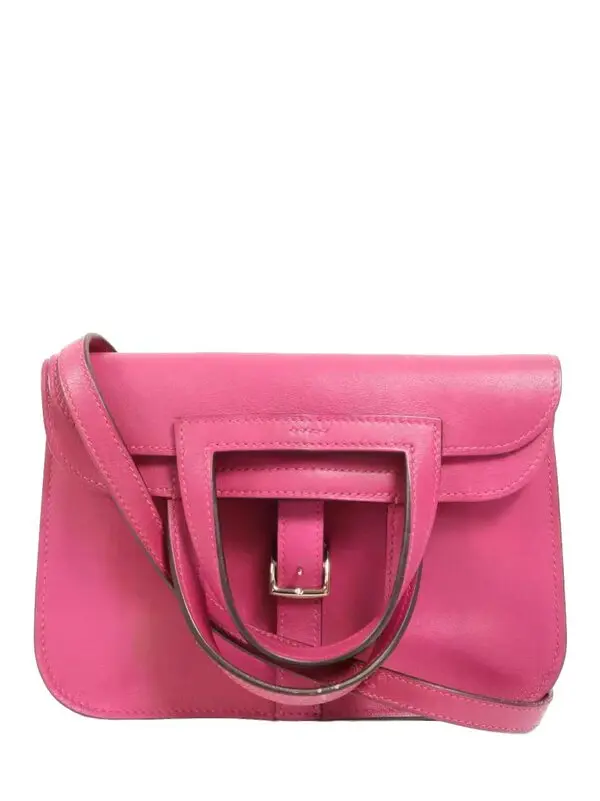 Hermès Halzan Crossbody Bag - Pink