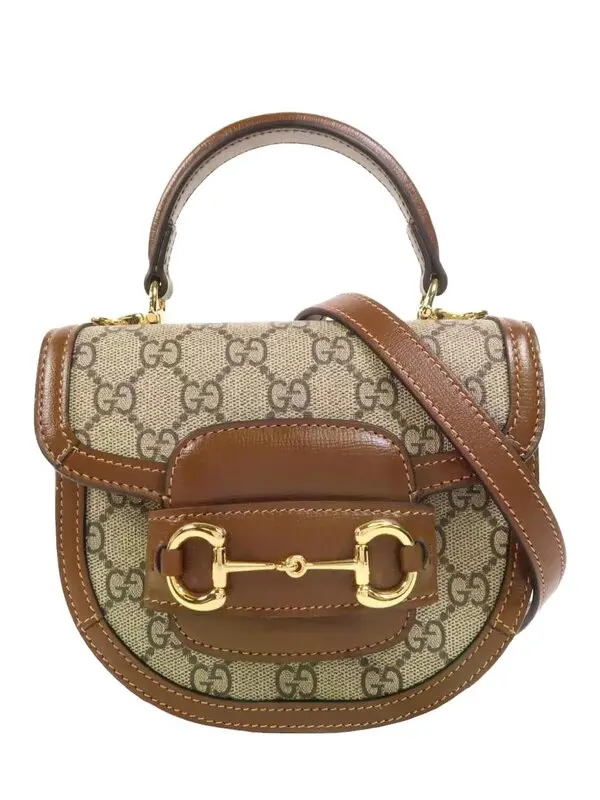 Gucci Mini Horsebit 1955 Tote Bag - Brown