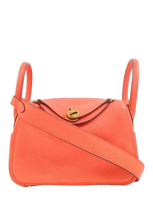 Hermès Mini Lindy Tote Bag - Orange