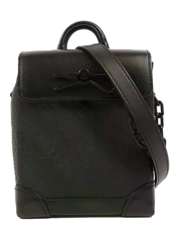 LOUIS VUITTON Nano Steamer Shoulder Bag - Black