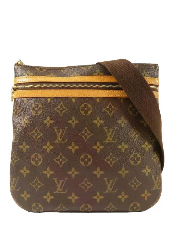 LOUIS VUITTON Monogram Bosphore Shoulder Bag - Brown