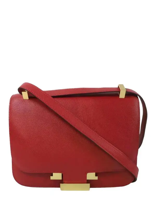 Hermès 24 Constance Shoulder Bag - Red