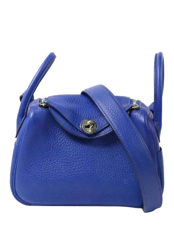 Hermès Mini Lindy Shoulder Bag - Blue