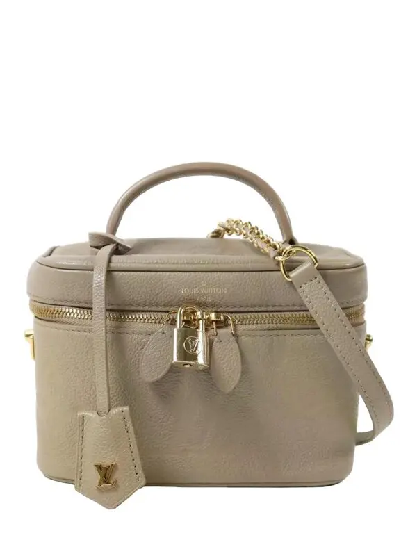 LOUIS VUITTON Vanity Pm Monogram Empreinte Tote Bag - Neutrals