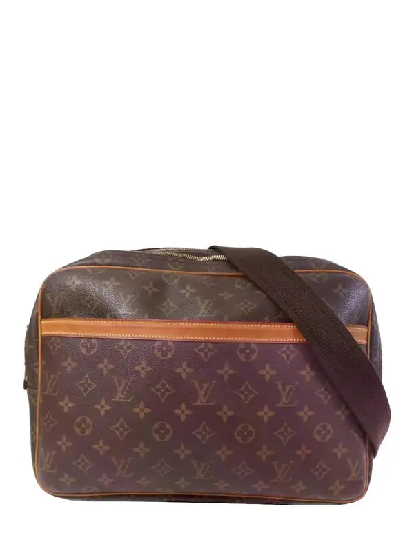 LOUIS VUITTON Gm Reporter Monogram Shoulder Bag - Brown