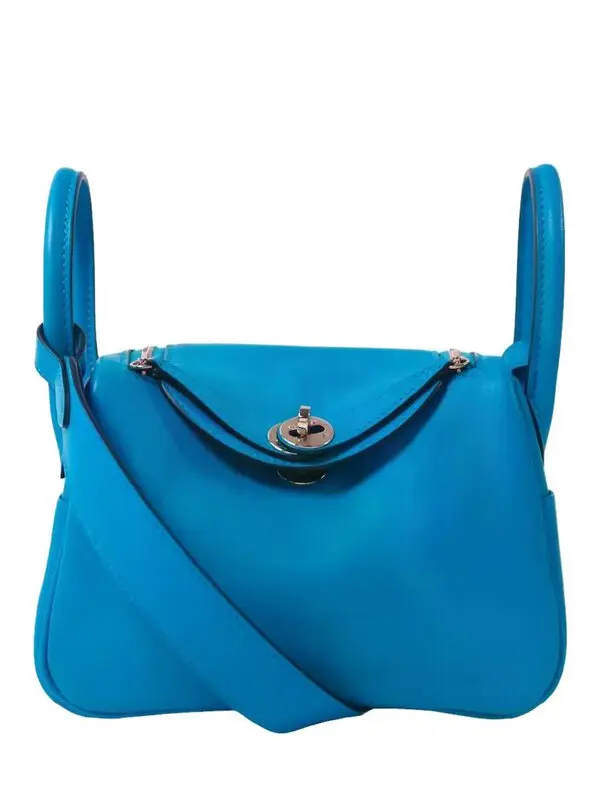 Hermès Mini Lindy Two-way Handbag - Blue