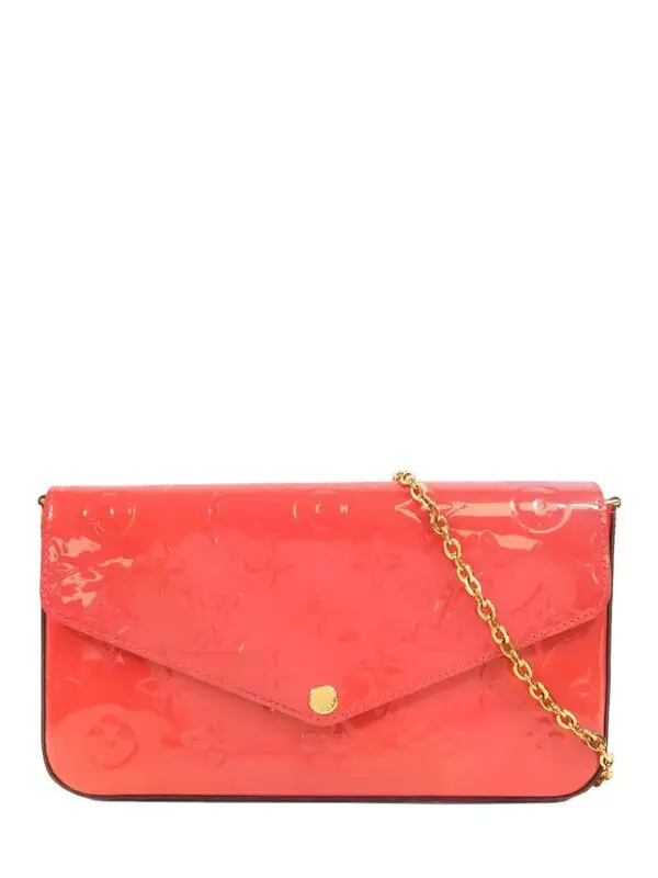 LOUIS VUITTON Monogram Vernis Pochette Crossbody Bag - Pink