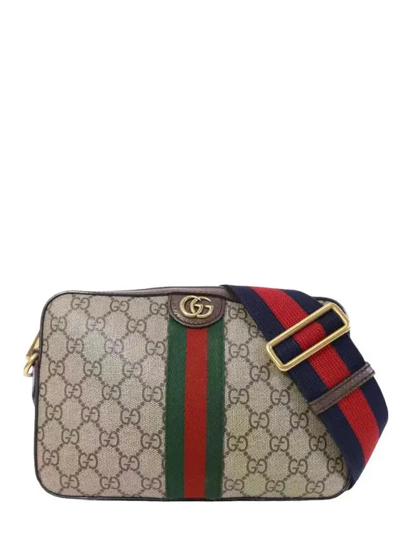 Gucci Ophidia Gg Supreme Monogram Canvas Cross Body Bag - Neutrals