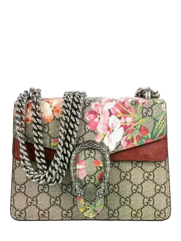 Gucci Blooms Dionysus Gg Shoulder Bag - Neutrals