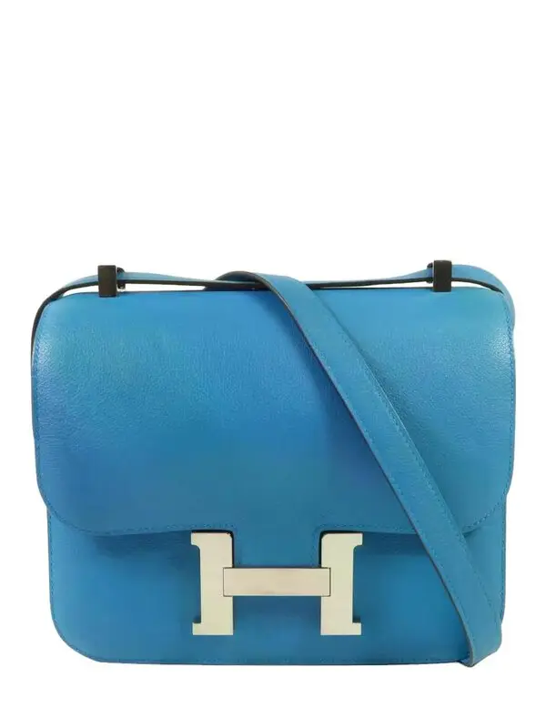 Hermès 24 Constance Shoulder Bag - Blue