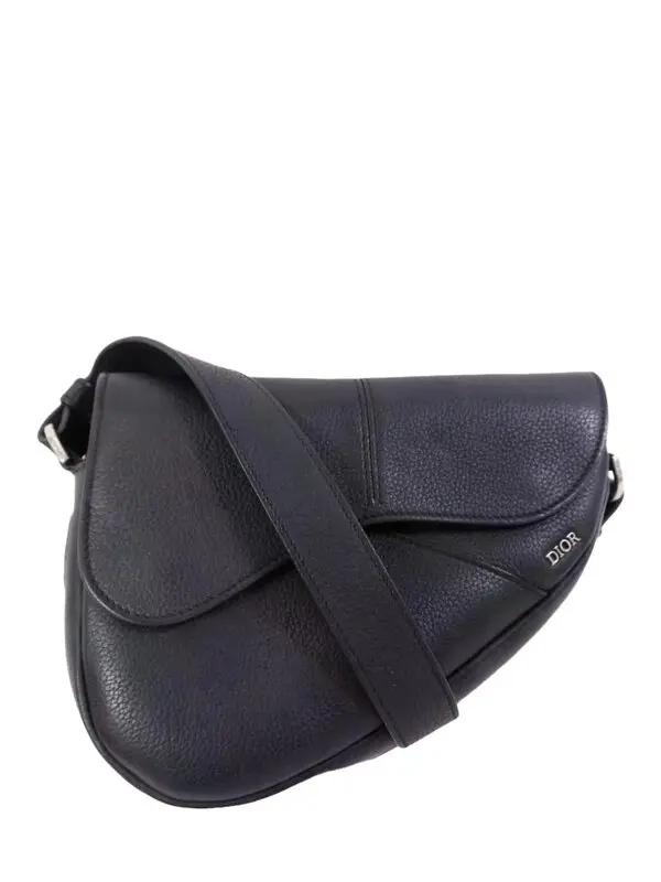 Dior Mini Saddle Shoulder Bag - Black