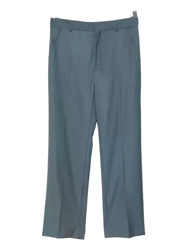 Kenzo Virgin Wool Tailored Trousers - Blue