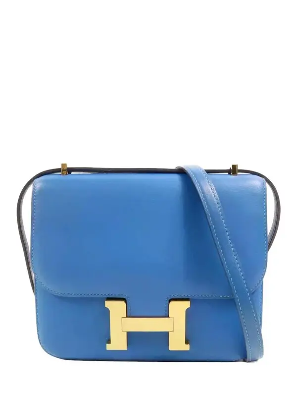Hermès Mini Constance Shoulder Bag - Blue