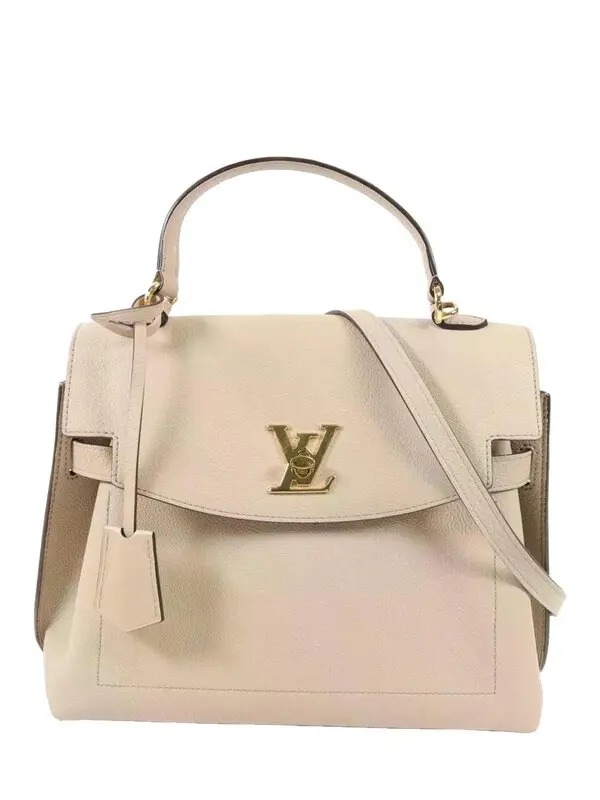 LOUIS VUITTON Lockme Ever Leather Satchel - Neutrals