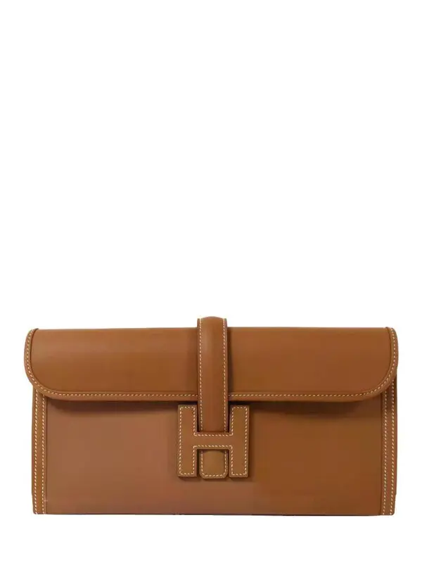 Hermès Jige Elan 29 Clutch Bag - Brown