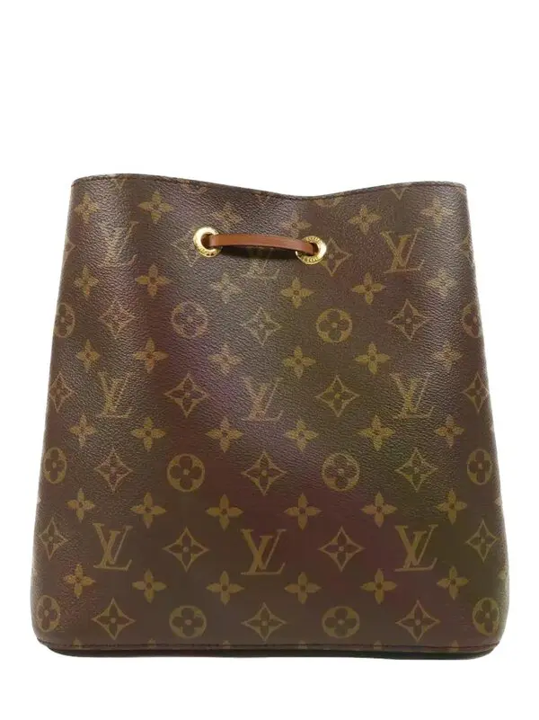 LOUIS VUITTON Neo Noe Mm Monogram Canvas Bucket Bag - Brown