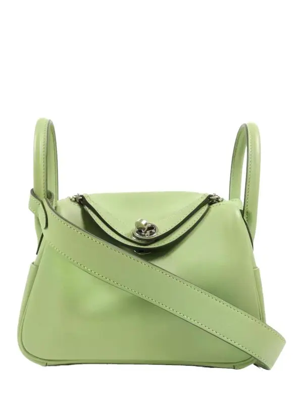 Hermès Mini Lindy Tote Bag - Green