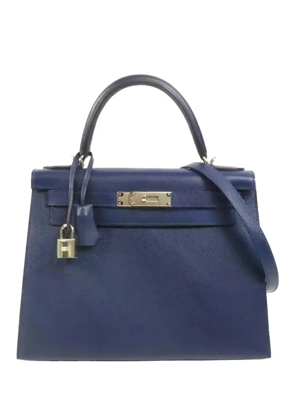 Hermès Kelly 28 Epsom Tote Bag - Blue