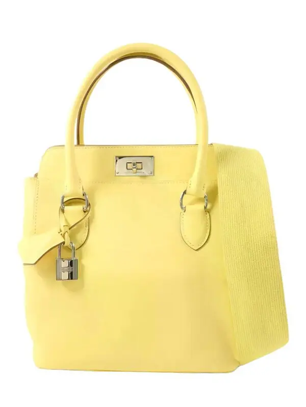Hermès 20 Tool Box Tote Bag - Yellow