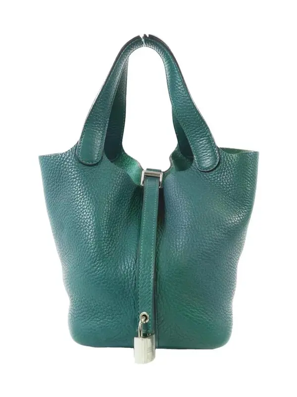 Hermès 2016 Pm Picotin Tote Bag - Green