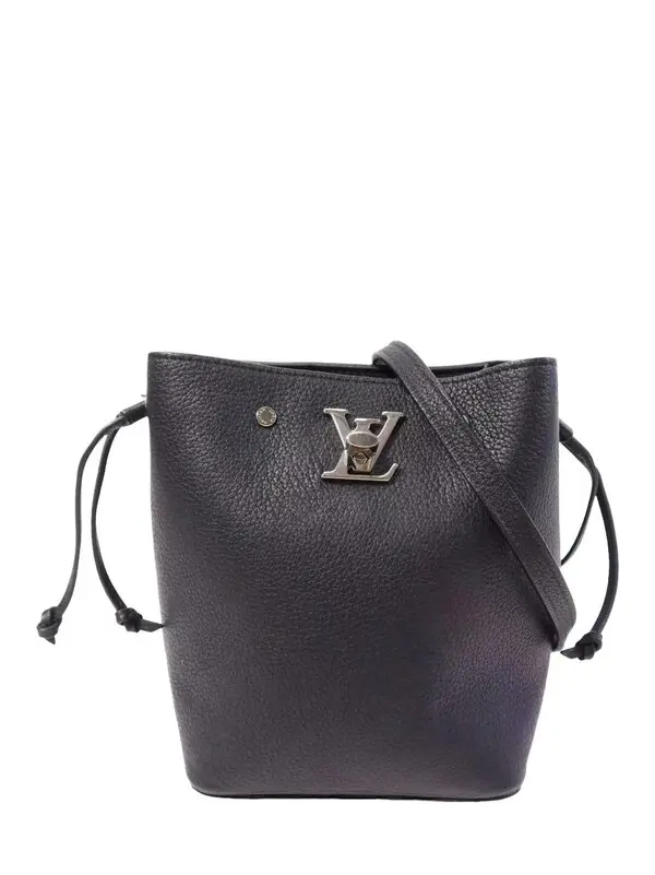 LOUIS VUITTON Nano Lockme Tote Bag - Black