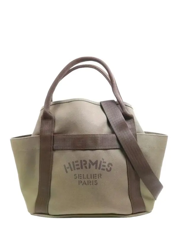 Hermès Sac De Pansage Groom Shoulder Bag - Green