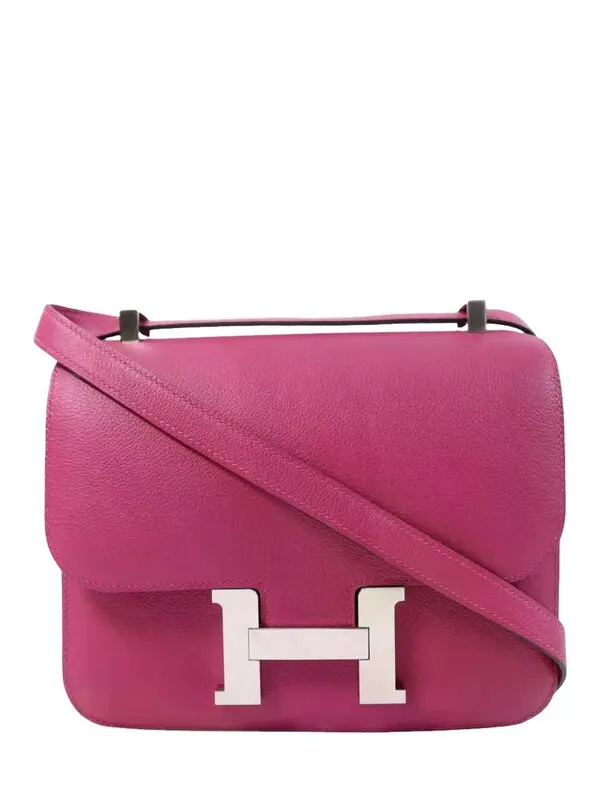 Hermès 24 Constance Shoulder Bag - Pink