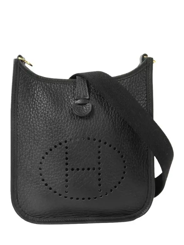 Hermès Taurillon Clemence Evelyne Shoulder Bag - Black