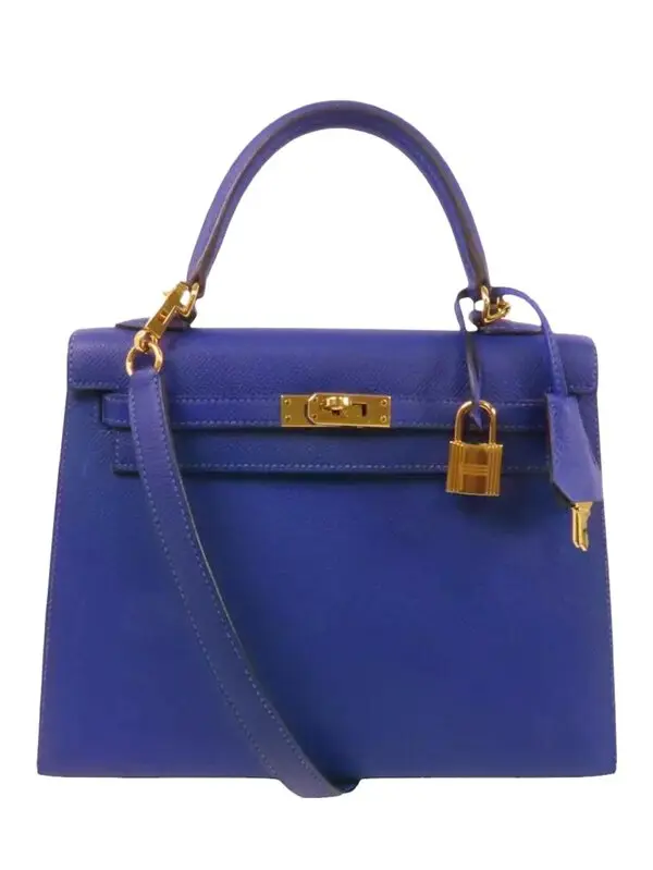 Hermès Kelly 25 Epsom Tote Bag - Blue