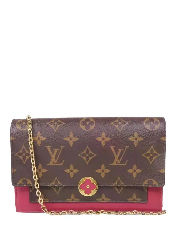 LOUIS VUITTON Monogram Chain Shoulder Bag - Brown
