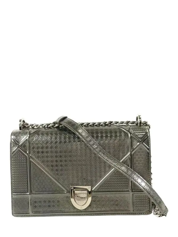 Dior Diorama Chain Shoulder Bag - Grey