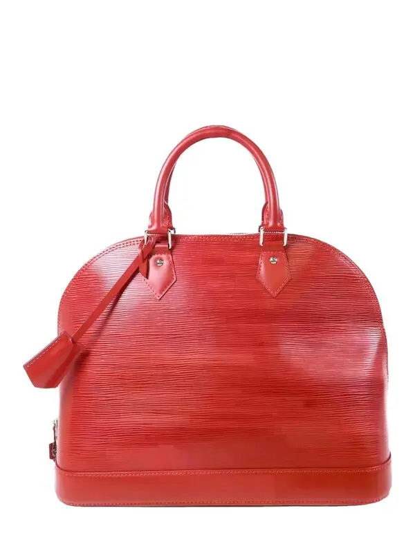 LOUIS VUITTON Epi Leather Alma Tote Bag - Red