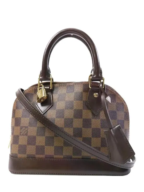 LOUIS VUITTON Bb Alma Tote Bag - Brown