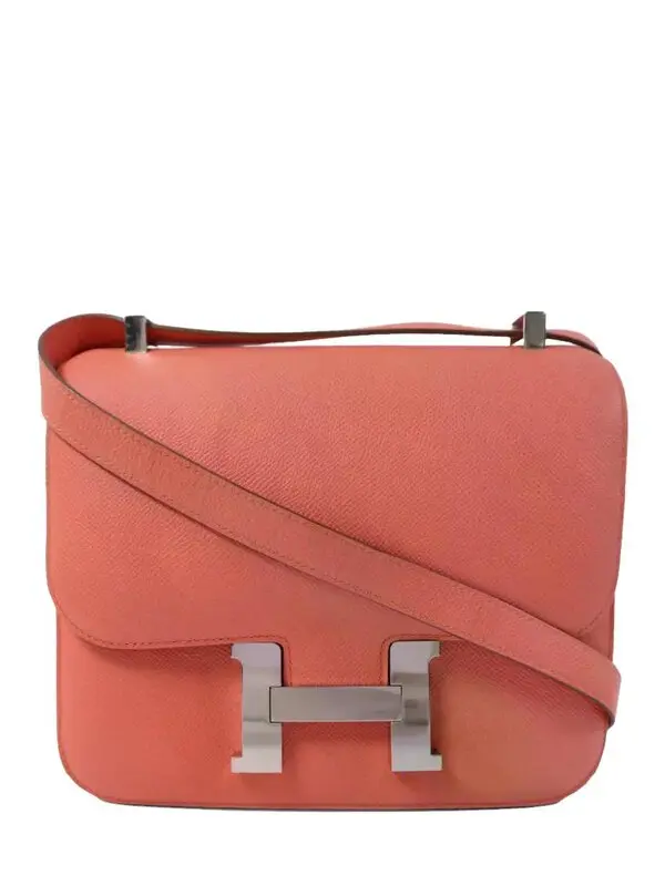 Hermès 24 Constance Shoulder Bag - Orange