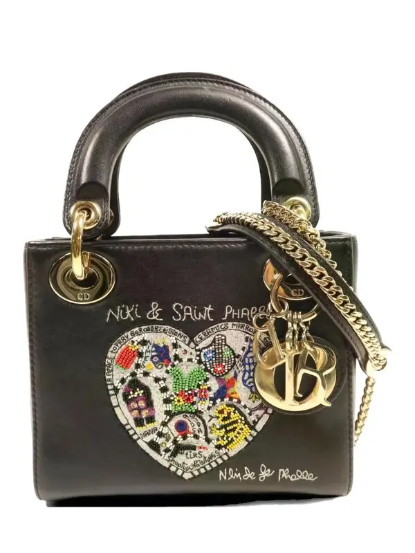 Dior Lady Niki De Saint Phalle Tote Bag - Black