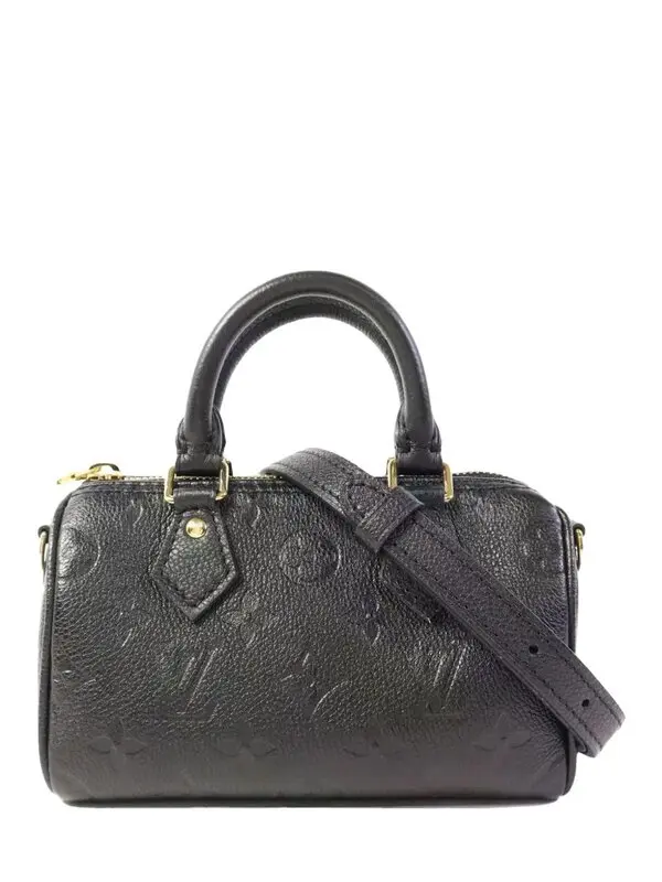 LOUIS VUITTON Nano Speedy Handbag - Black