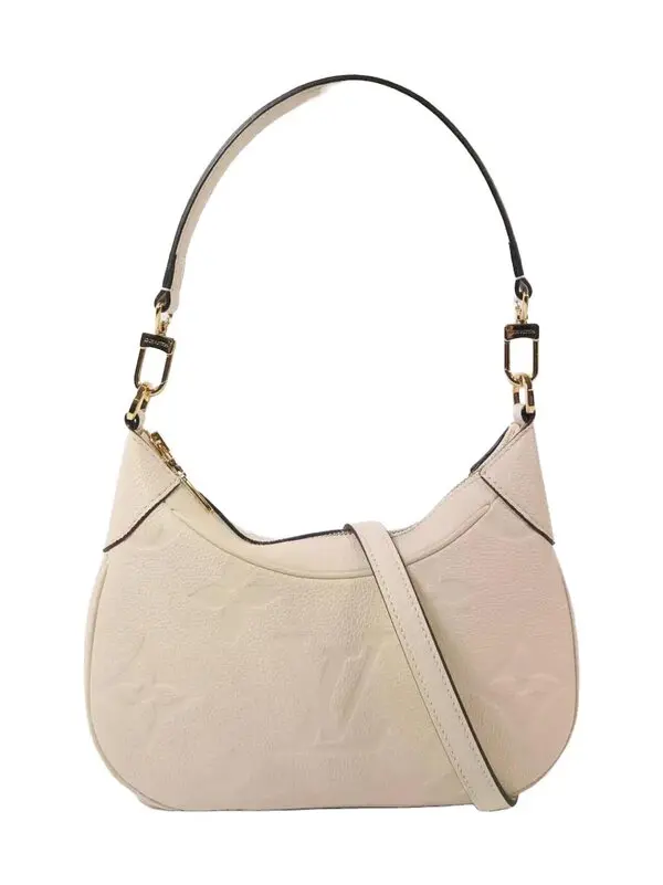 LOUIS VUITTON Monogram Empreinte Bagatelle Mm Shoulder Bag - Neutrals