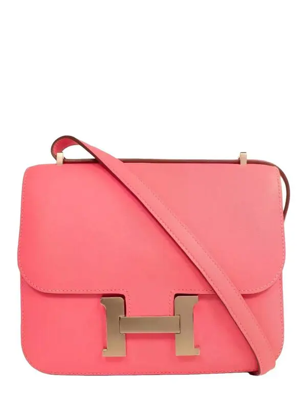 Hermès Mini Constance Shoulder Bag - Pink